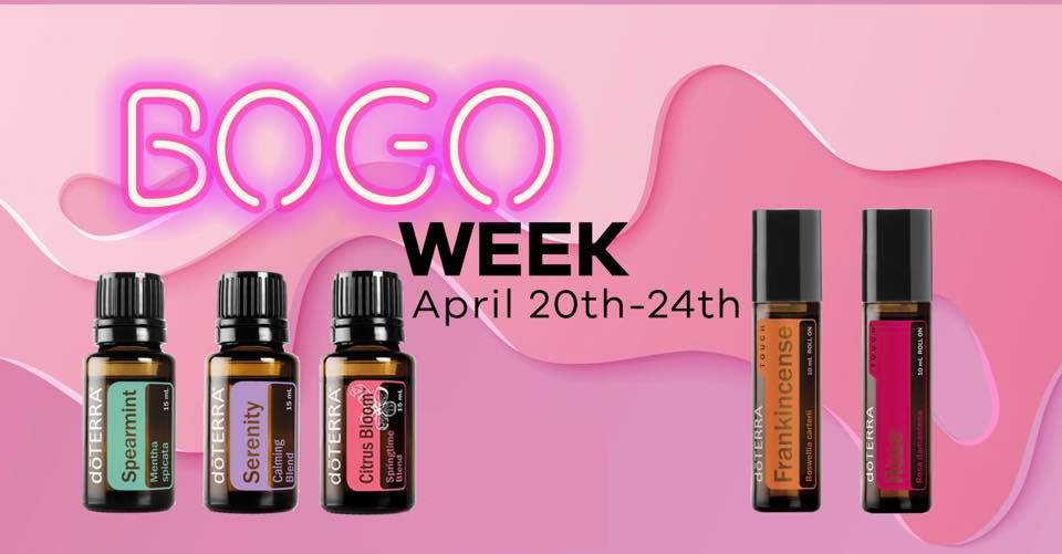 doTERRA BOGO Week | Reija Eden - Essential Oil Coach