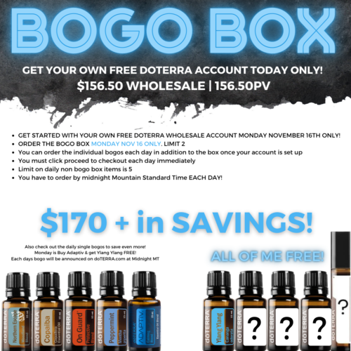doTERRA BOGO Week | Reija Eden - Certified Essential Oil Coach